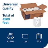 Tork, Paper Hand Towel Roll, H1, 700' Length, 6 Rolls - Walmart.com