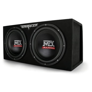 Open Box MTX 12-Inch 1200-Watt Car Audio Dual Loaded Subwoofer Box ...