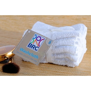 Pacific Linens 24-Pack Small Multipack Washcloths, 100% Cotton, Durable ...