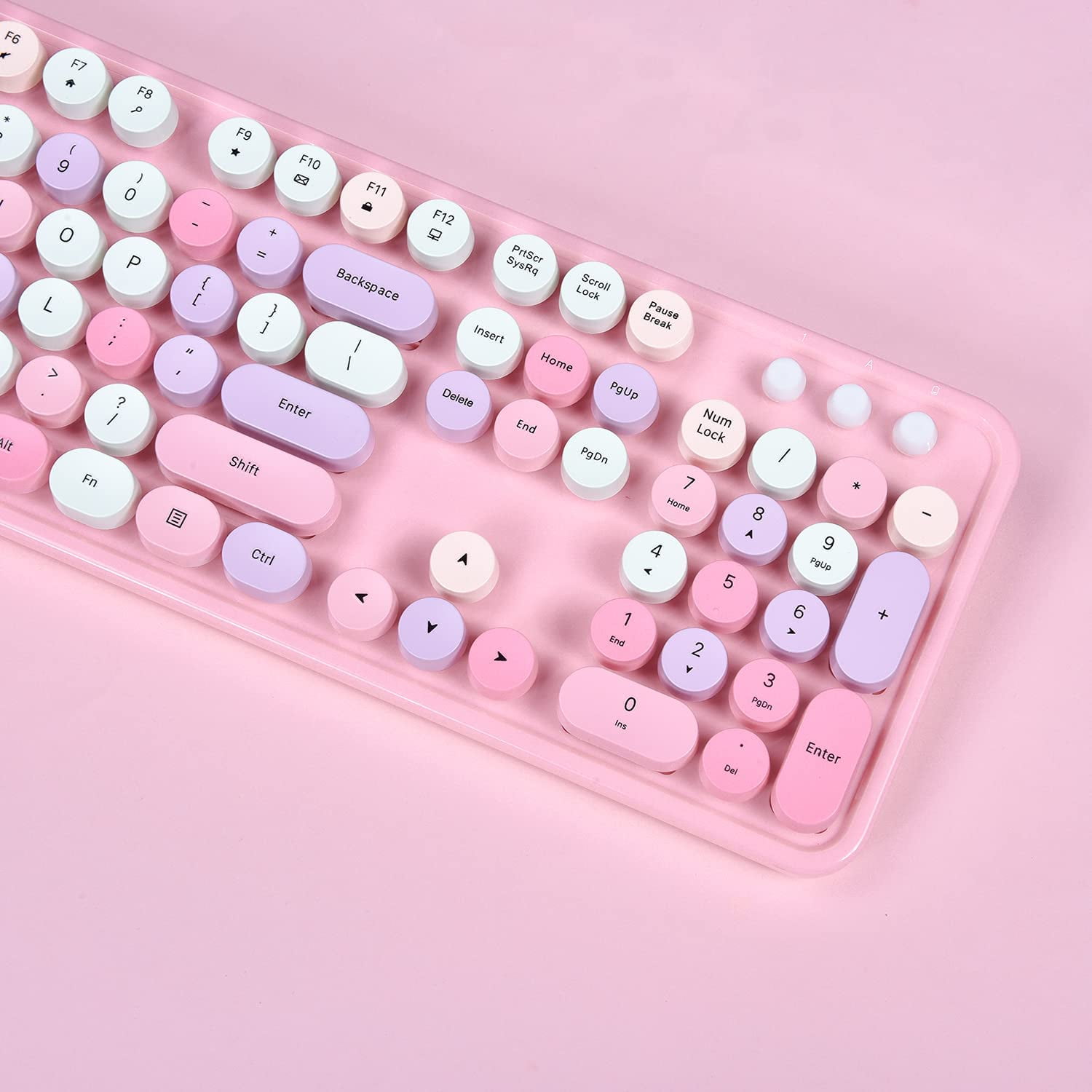 Buy UBOTIE Colorful Computer Wireless Keyboard Mouse Combos, Typewriter ... Buy UBOTIE Colorful Computer Wireless Keyboard Mouse Combos, Typewriter ...