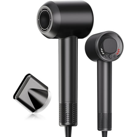 Shark HyperAIR Hair Dryer, Ultra-Fast Drying, Intelligent Heat Control, Frizz Reduction, Black ...