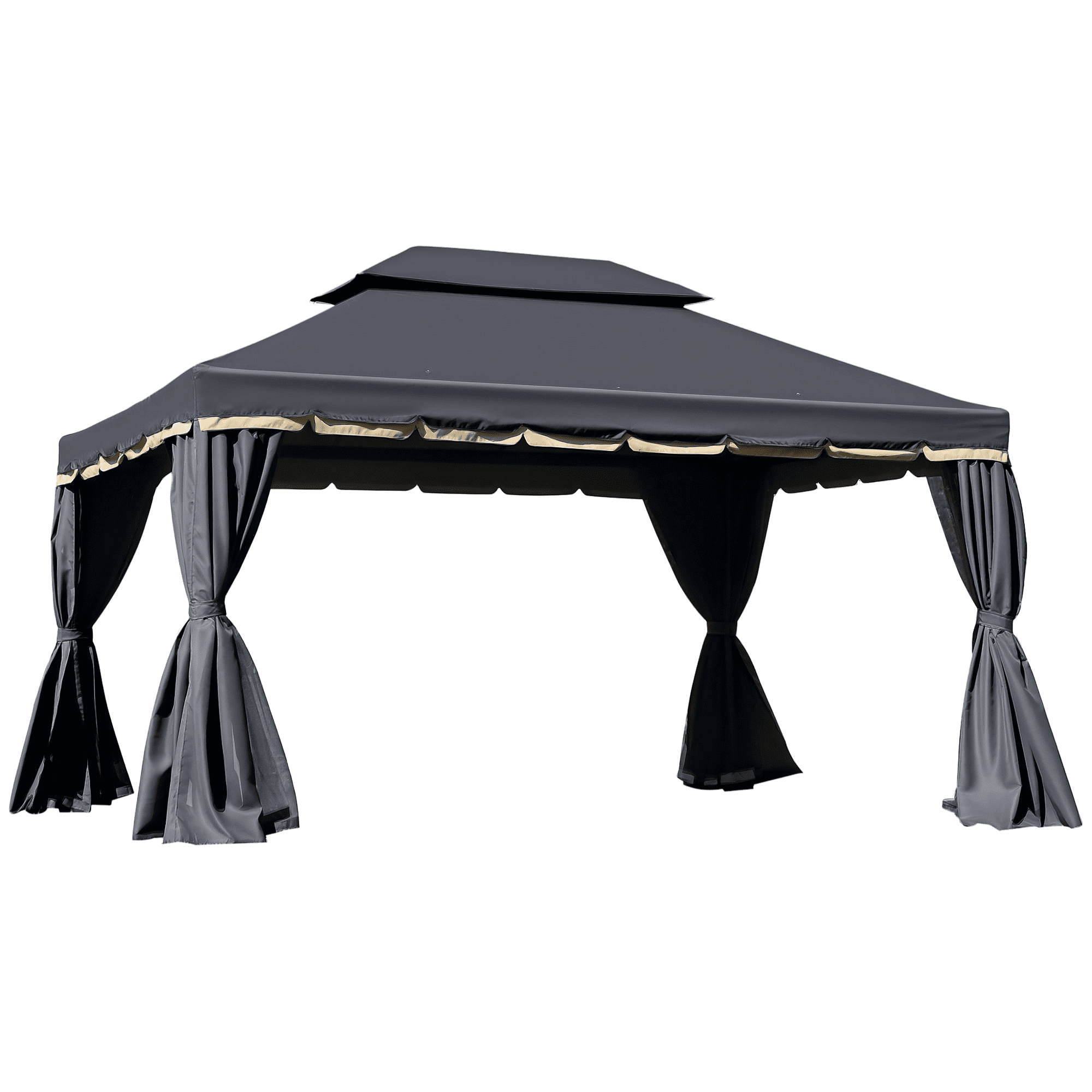 Click here for Outsunny 13 X 10 Patio Gazebo Canopy With 2-Tier P... prices