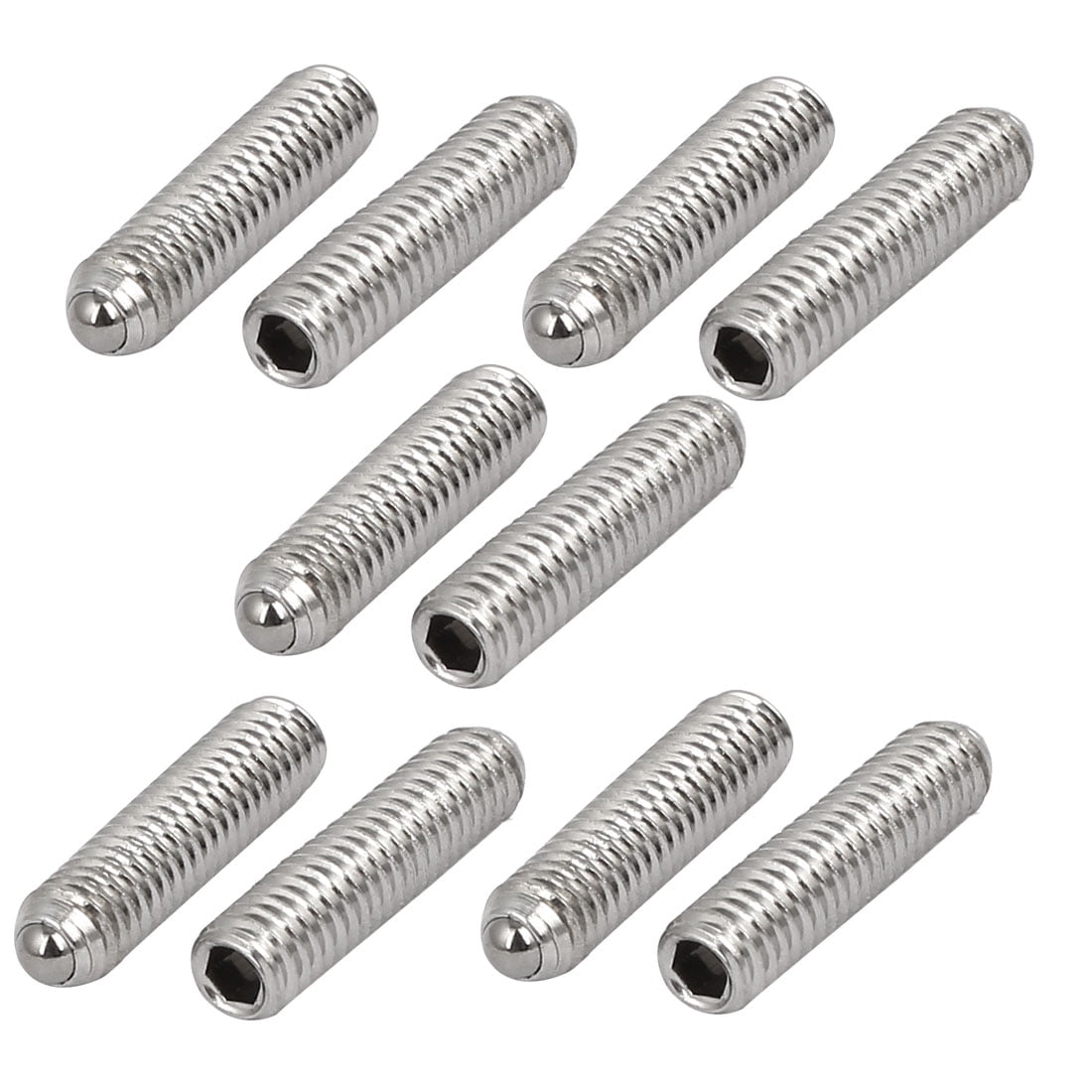 Uxcell M4x16mm 304 Stainless Steel Spring Hex Socket Ball Point Grub ...