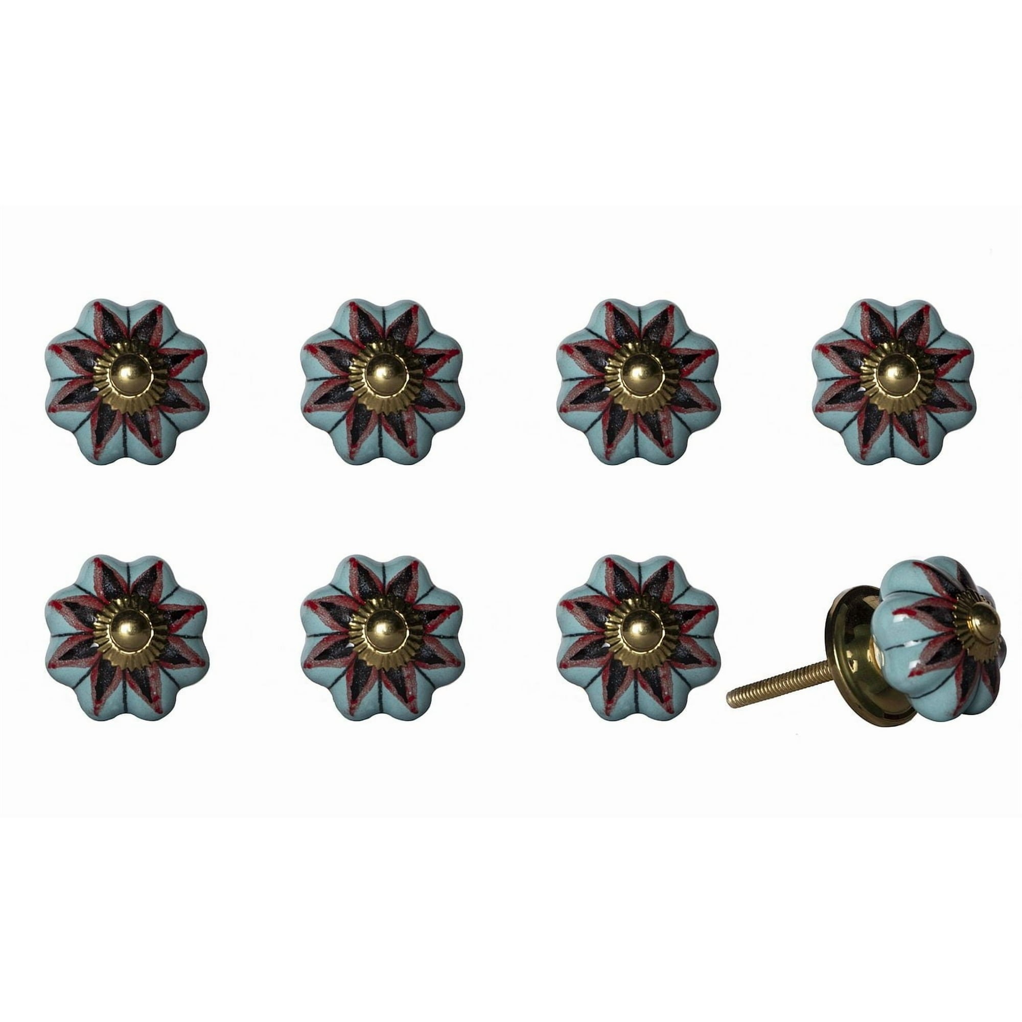 Click here for H-Taj Hotel Knob-It Vintage Handpainted Ceramic Kn... prices