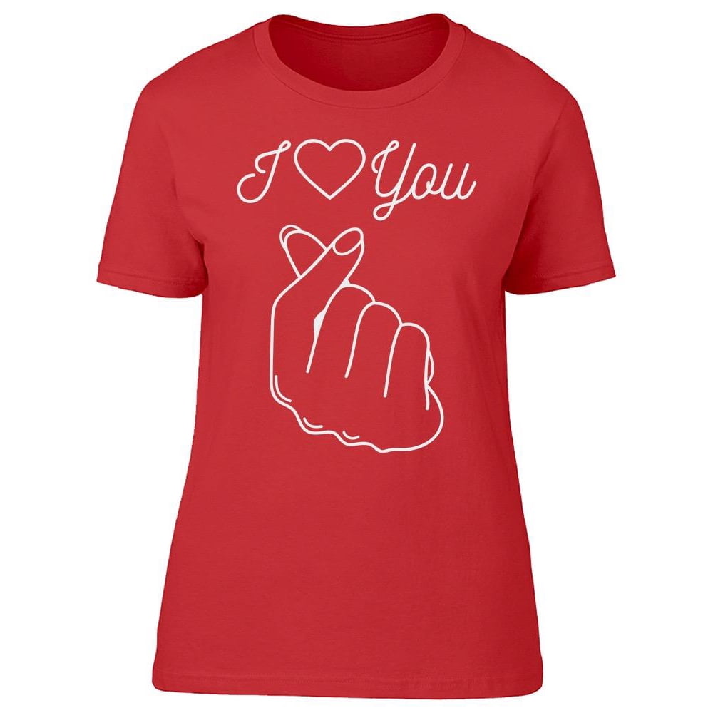 Smartprints I Love You In Korean Sign Tee Women s Image By smartprints-i-love-you-in-korean-sign-tee-women-s-image-by