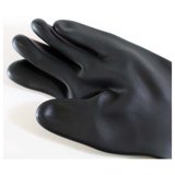 HAWK Men's 24" (61 cm) Smooth Black Rubber Gloves | Size Large (L ...