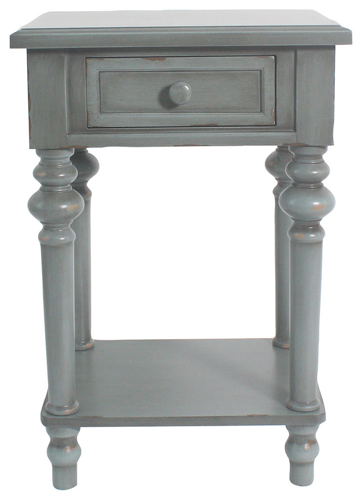 Urbanest Brooks Accent End Table, 25 3/4" Tall, Dark Green - Walmart.com