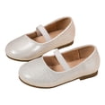 HSMQHJWE Girls Dress Shoes Mary Jane Shoes for Girl Ballet Flats Back ...