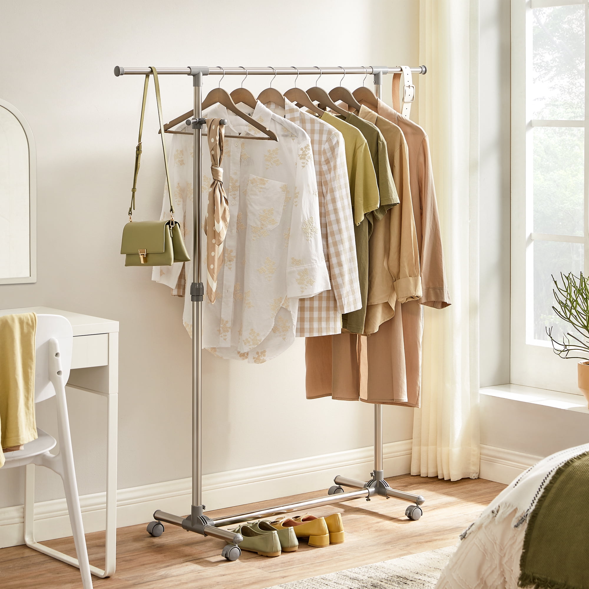 Click here for Songmics Clothes Rack With Casters  Clothing Rack... prices