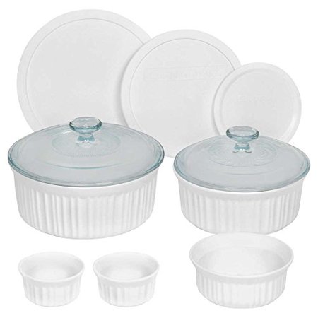 CorningWare French White Round Bakeware Set (10-Piece, White) - Walmart.ca