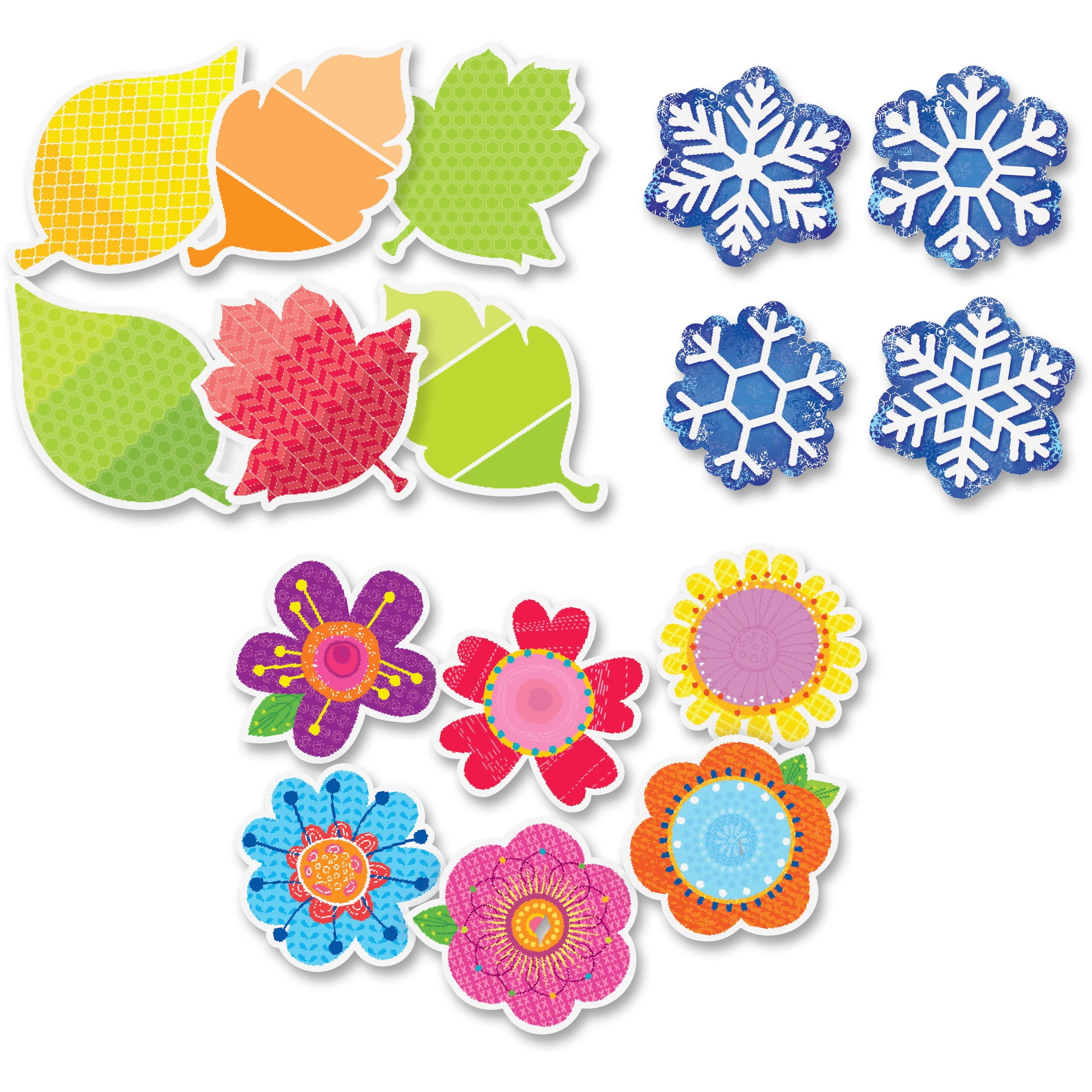 Creative Teaching Press Seasonal 6" Cut-outs, Multicolor, 3 / Pack ...