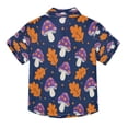 Boys Button-Down Shirt Short Sleeve Shirt Tops for 5-6Y Cartoon Purple ...