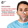 Endure Industries Elongated Oxygen Mask, Pack of 5 (Pediatric ...