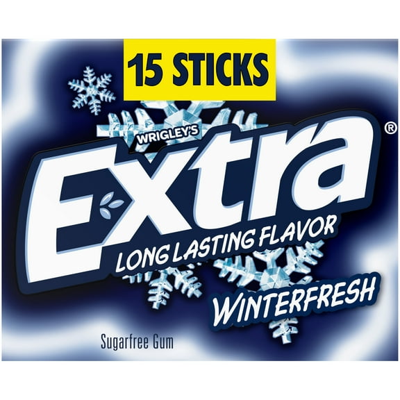 EXTRA Gum Winterfresh Sugar-Free Chewing Gum, Bulk Multipack, 15 Pieces ...