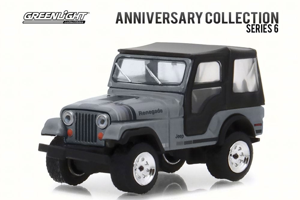 1979 Jeep CJ-5 Anniversary Edition, Gray - Greenlight 27940C/48 - 1/64 ...