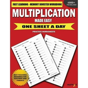Multiplication Workbook Grade 2, (Paperback) - Walmart.com