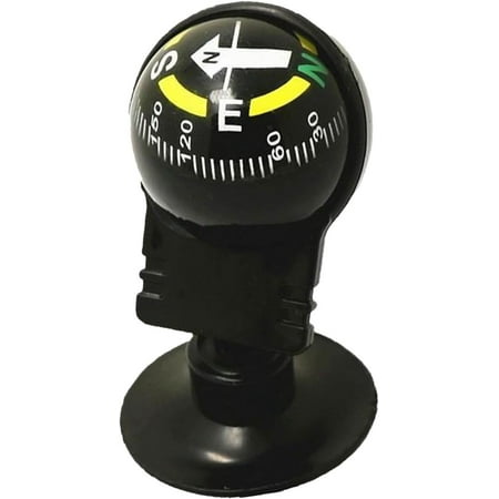 AVEKI Car Compass Ball, Boat Compass Dash Mount Flush, Adjustable Dash ...
