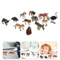 12pcs Animals Figures Toys Realistic Miniature Wild African Animal ...