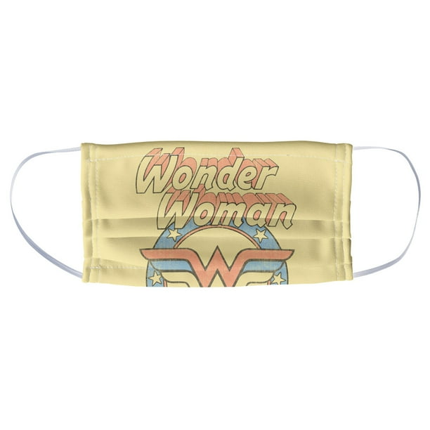 Wonder Woman Faded Wonder 1-Ply Reusable Face Mask Covering, Unisex ...