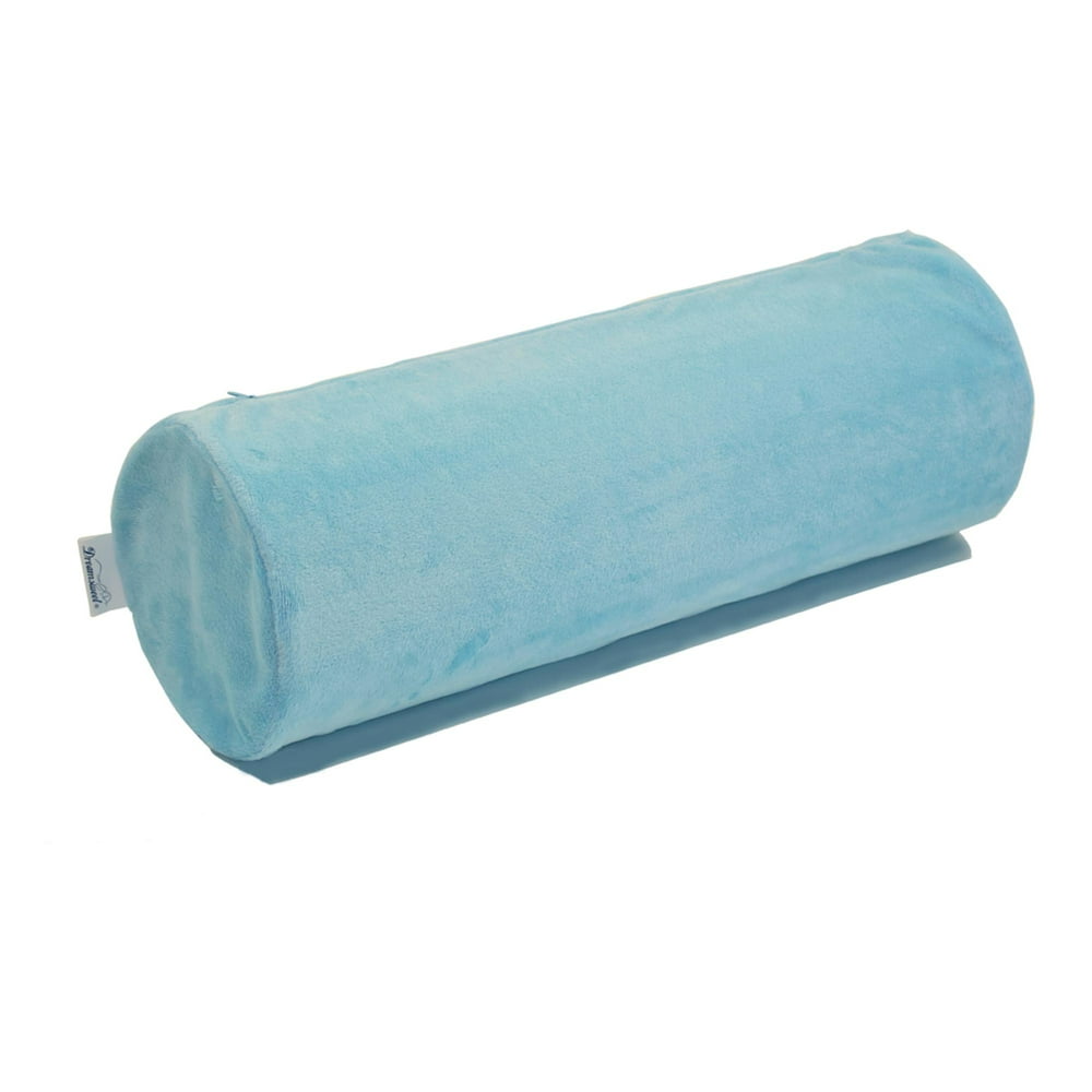 20" Dreamsweet Memory Foam Large Round Bolster Roll Pillow w/ Removable ...