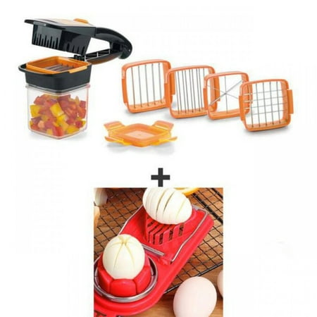 Nutri Chopper Five-In-One Multifunctional Vegetable Cutter Push-Type ...