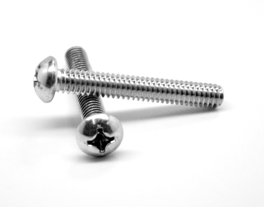  8 32 X 1 3 4 Coarse Thread Machine Screw Phillips Round Head Low
