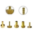 Brass Barbed Fittings With Internal Thread, 4-Point Design For Air ...