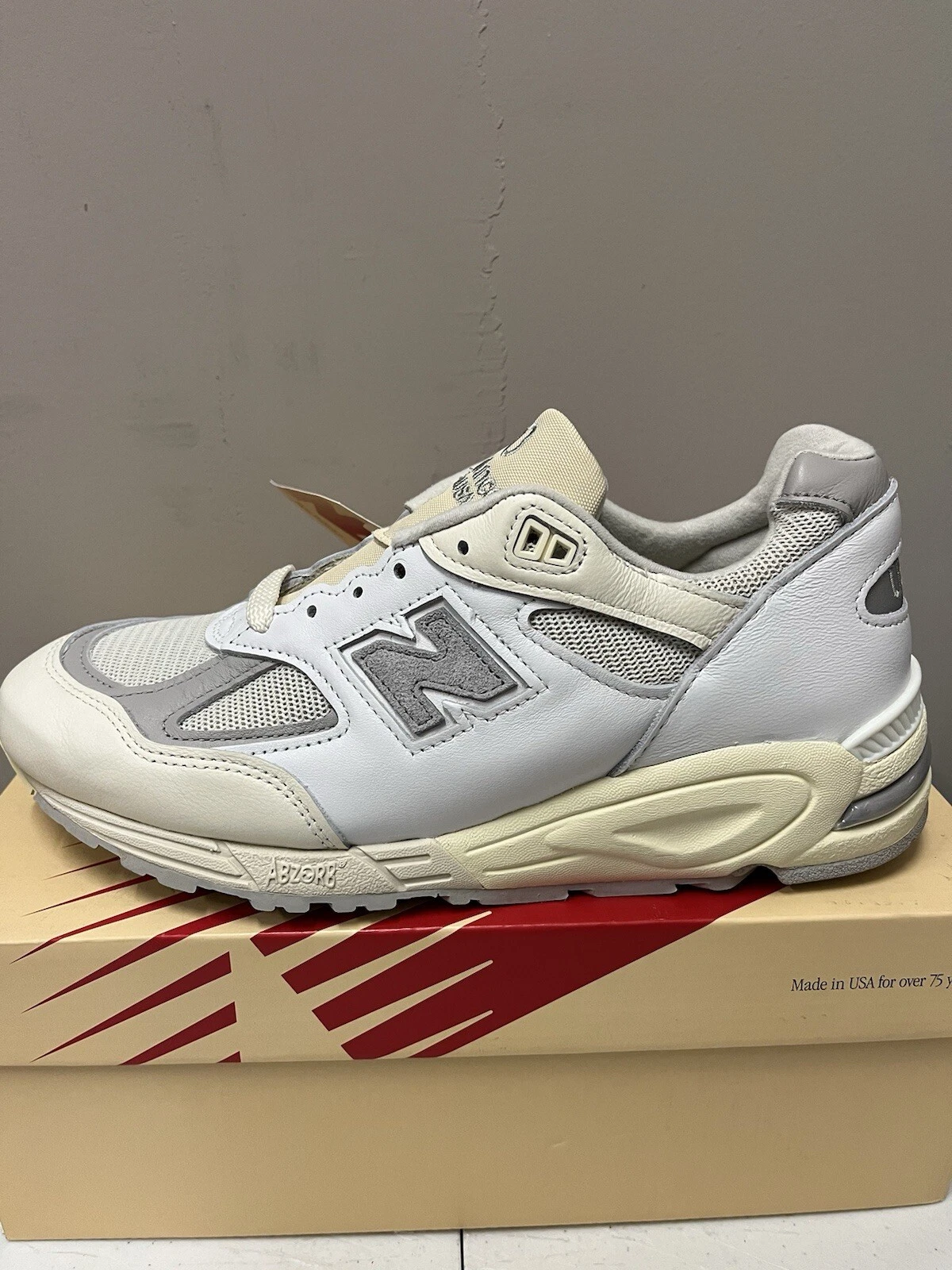 New Balance 990v2 x Teddy Santis ‘Sea Salt’ Men’s Size 8.5 Sneakers ...