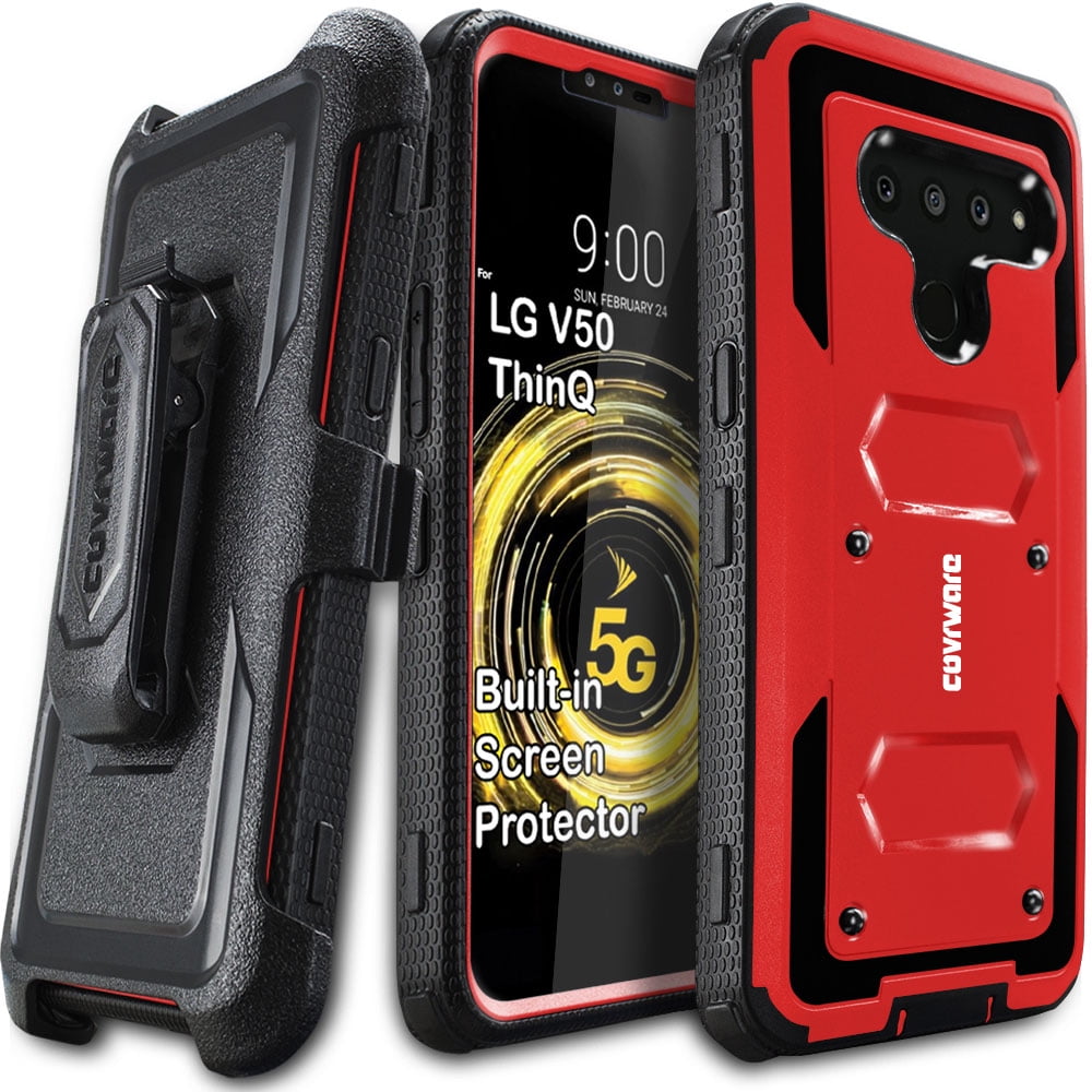 LG V50 ThinQ 5G (2019) Case, COVRWARE [ Aegis Series ] with Built-in ...