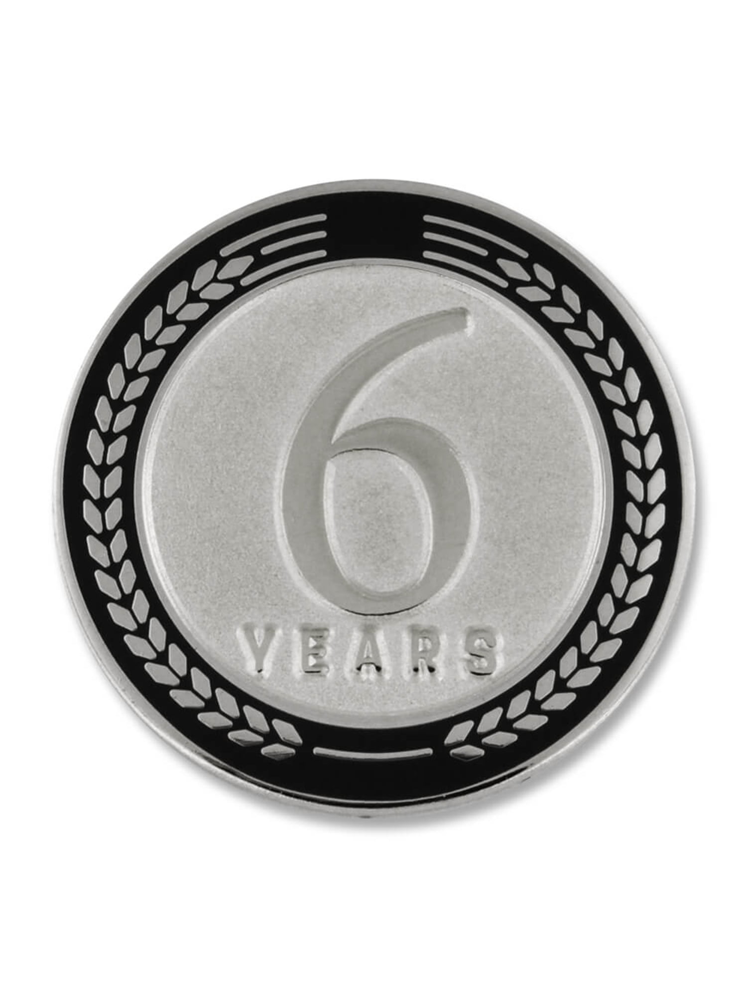 PinMart's 6 Years of Service Award Employee Recognition Gift Lapel Pin ...