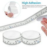 LHX 6 Pcs Adhesive Measuring Tapes Ruler Tape Paper Tape Measure Peel ...