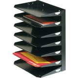 MMF, Horizontal Desk File Trays, 1 Each, Black - Walmart.com
