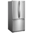 Whirlpool WRF560SMHZ 20 Cu ft French Door, Bottom Freezer Stainless ...