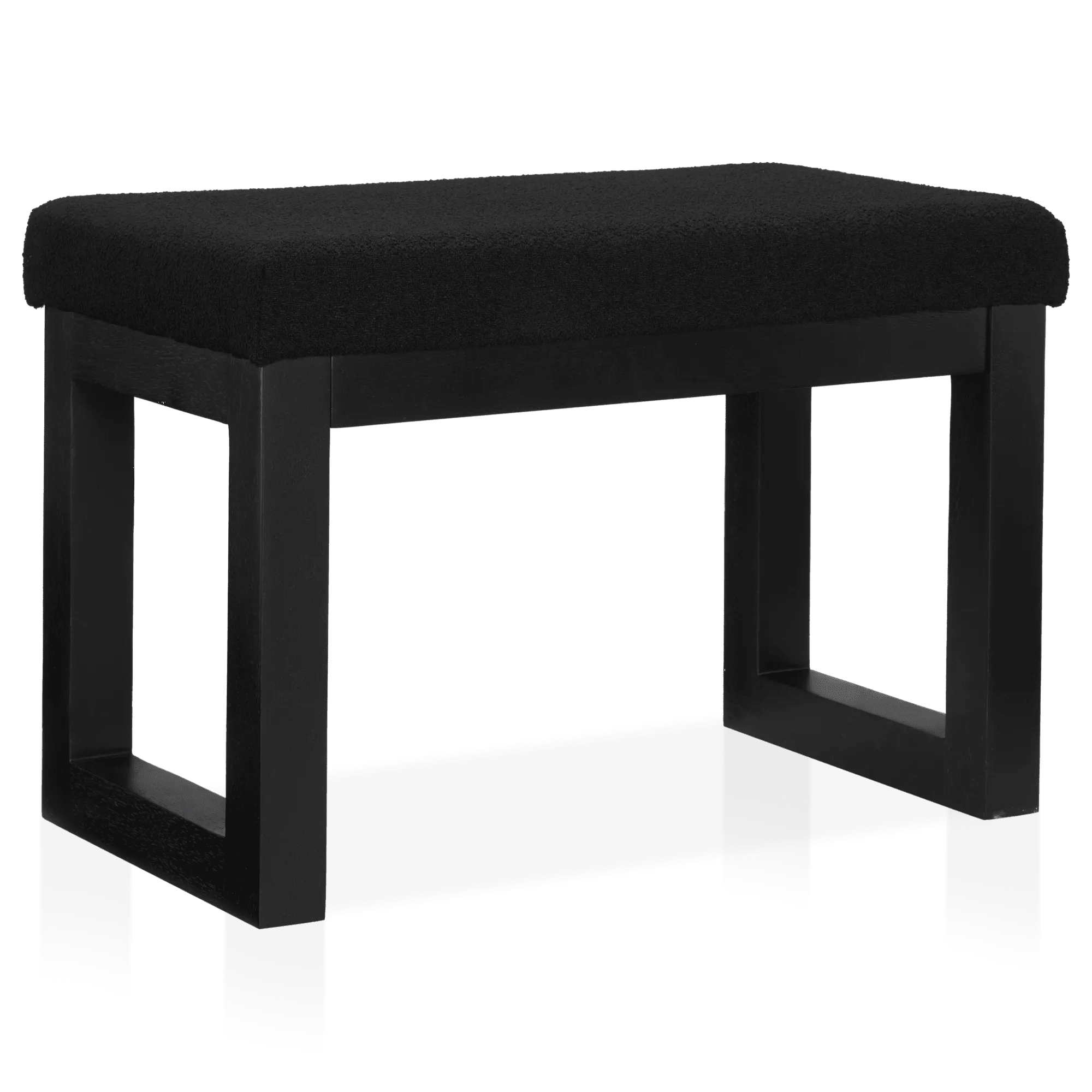 Click here for Bouclair Black Fabric And Wood Bench prices
