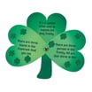 Fun Express 12 Pieces Color Your Own Shamrock Trinity Cut Out, Crafts ...