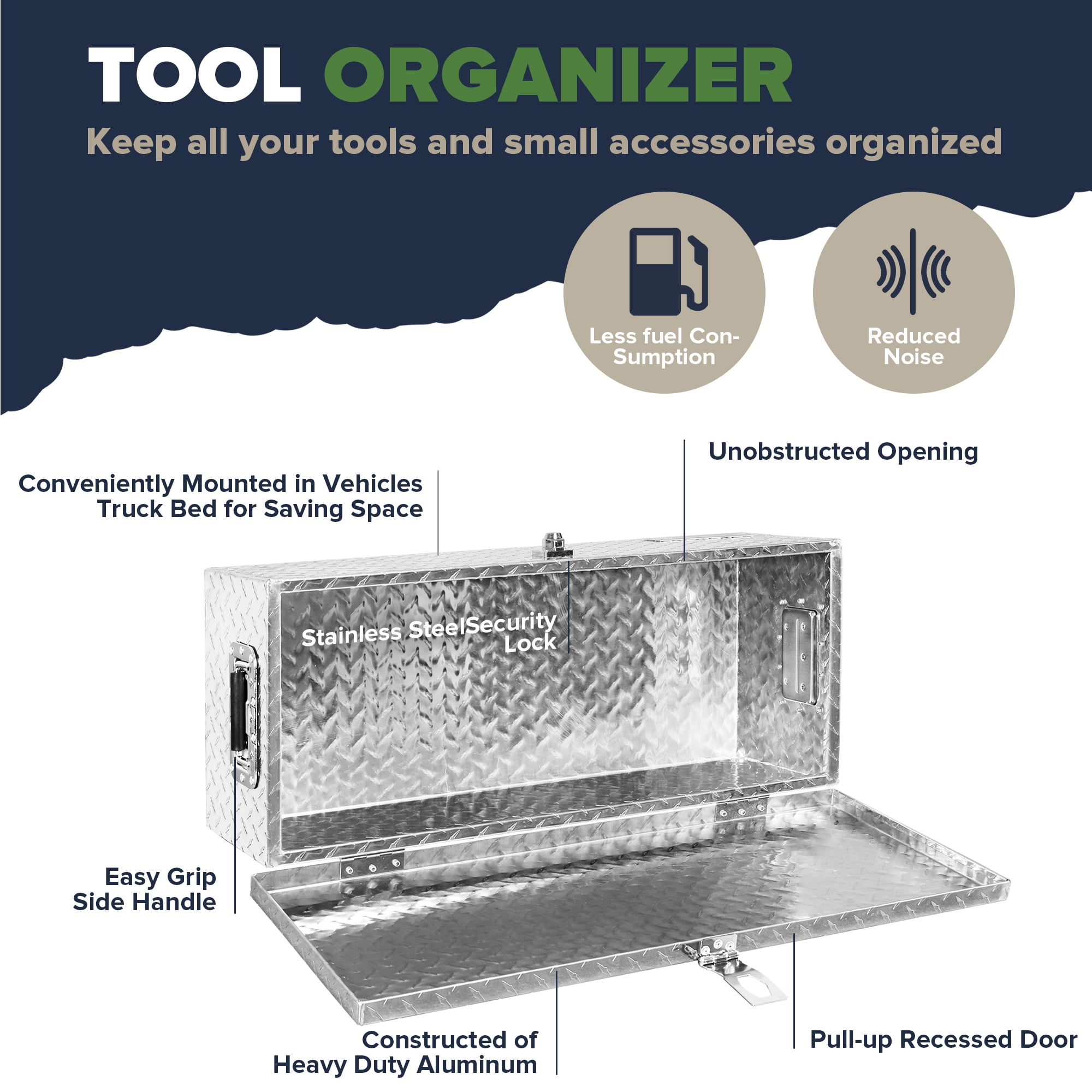 ARKSEN 30 Chest Box Aluminum Diamond Plate Tool Box Philippines | Ubuy