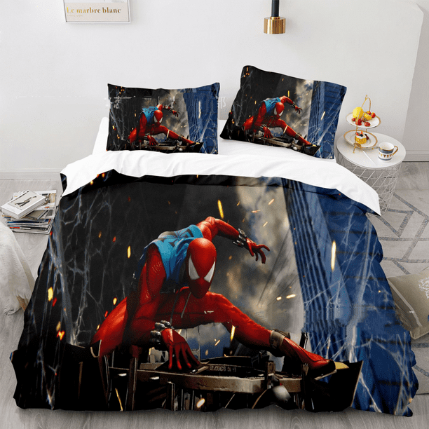 3D Printed Three-piece Set, Bedding Suit, Cartoon Characters, Duvet ...