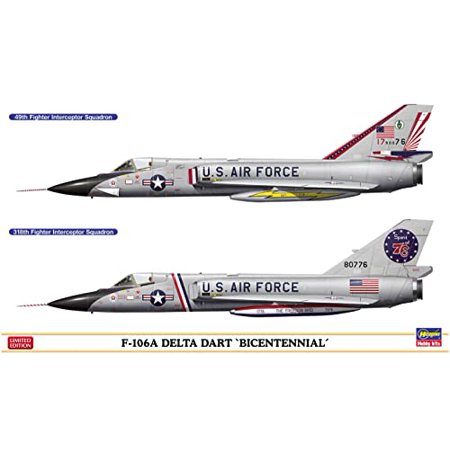 1/72 US Air Force F-106A Delta Dart Bicentennial (Set of 2) Plastic ...