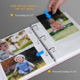 Photo Album 4x6 Photos Hold 200 or 5x7 Pictures Hold 100, 3 Ring Binder ...