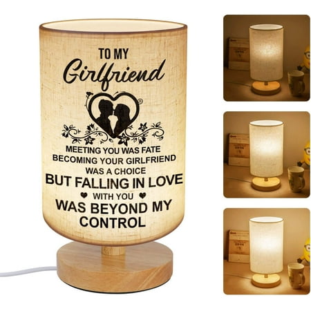 Engraved Table Lamp for Son, Personalized Desk Lamp with Fabric Shade ...