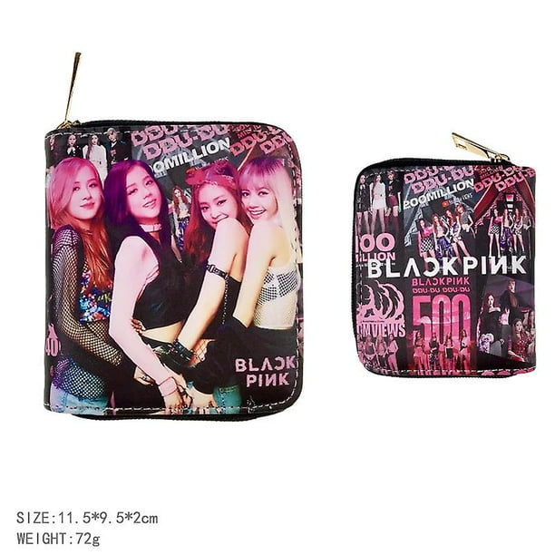 Blackpink Mini Wallet With Coin Compartment And Id Window Great For ...