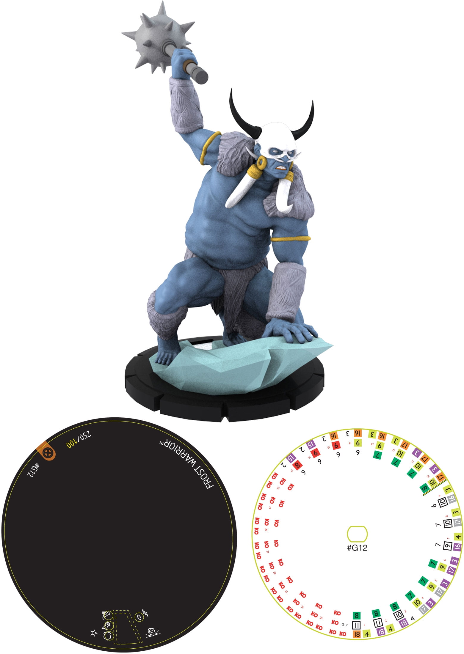 Marvel Giant Sized X-Men Action Figure Series 2: Frost Giant HeroClix ...