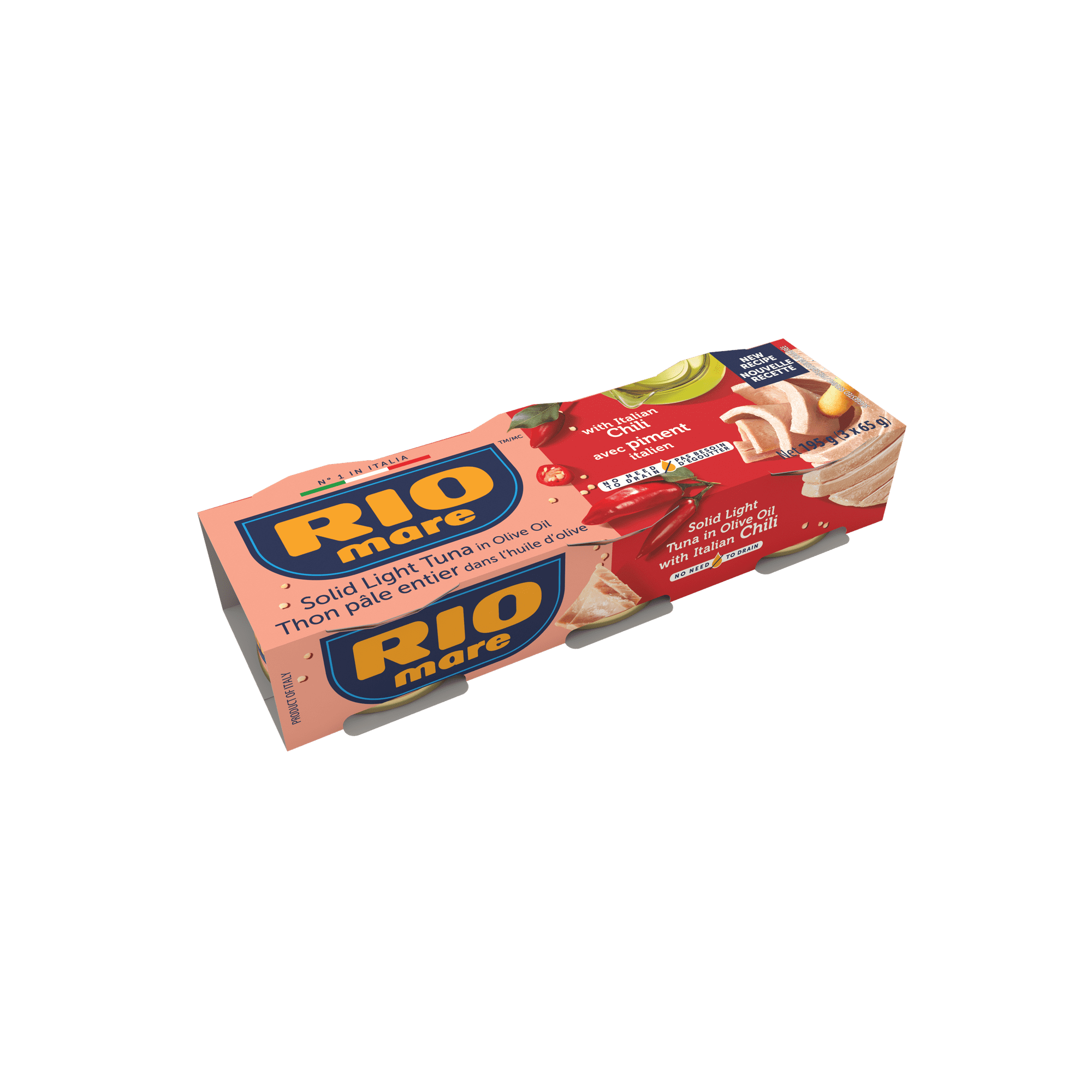 Click here for Rio Mare Tuna In Olive Oil Chili 24x195g (3x65g) 1... prices