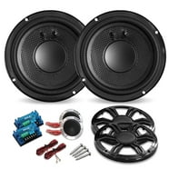 Pyle 3.5” Waterproof Off-Road Speakers - 40W Marine Grade Passive ...