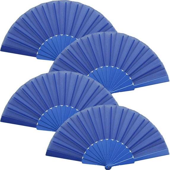 10Pcs Handheld Folding Fans, Chinese Fan, Oriental Cloth, Fabric Fan ...