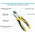 8-Inch Heavy Duty Diagonal Cutting Pliers, 50CrV Steel with 65HRC ...