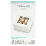 Window Cupcake Boxes by Celebrate It® - 3ct. - Walmart.com