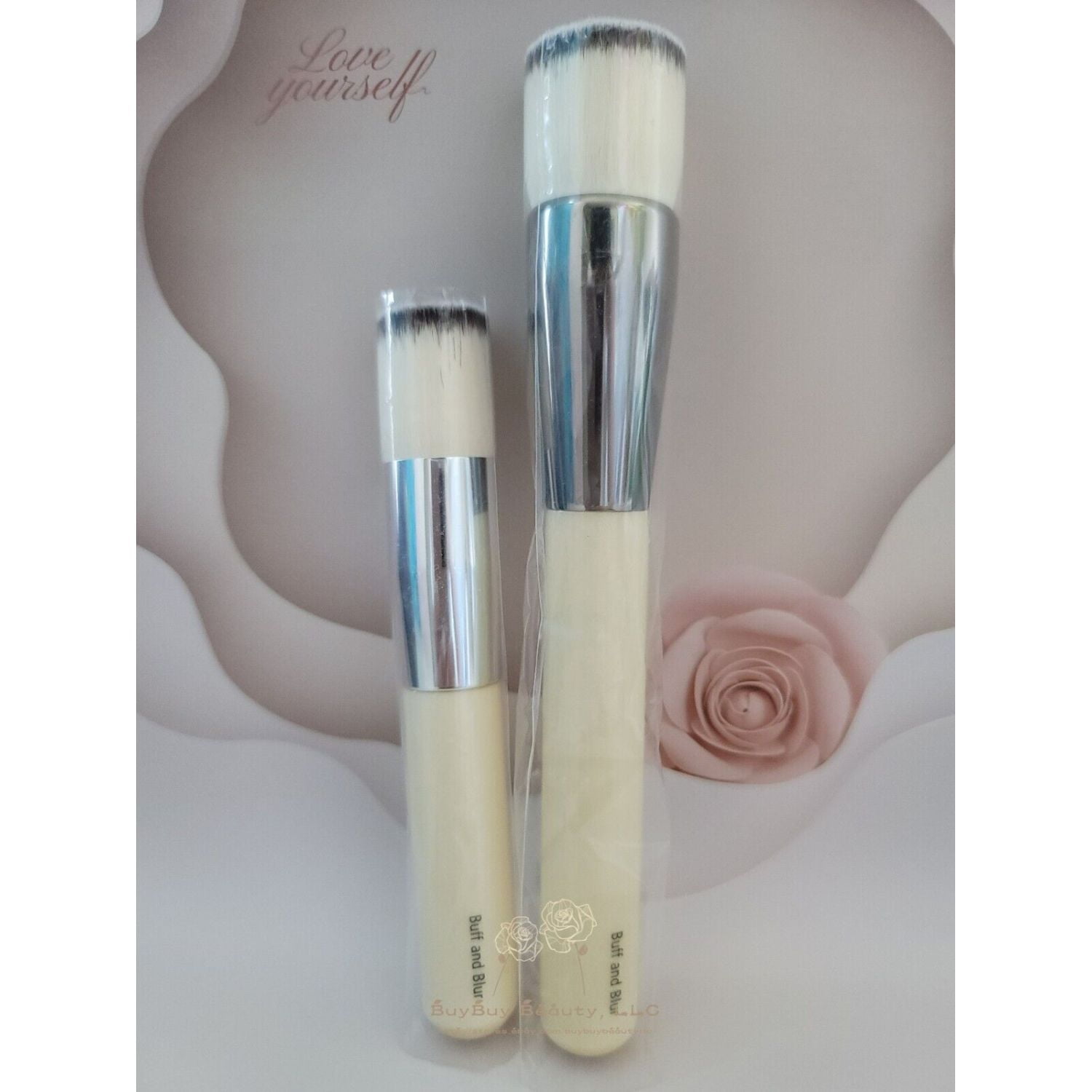 2 PC HTYSUPPLY Buff and Blur Brushes Full/Travel New No Box - Walmart.com