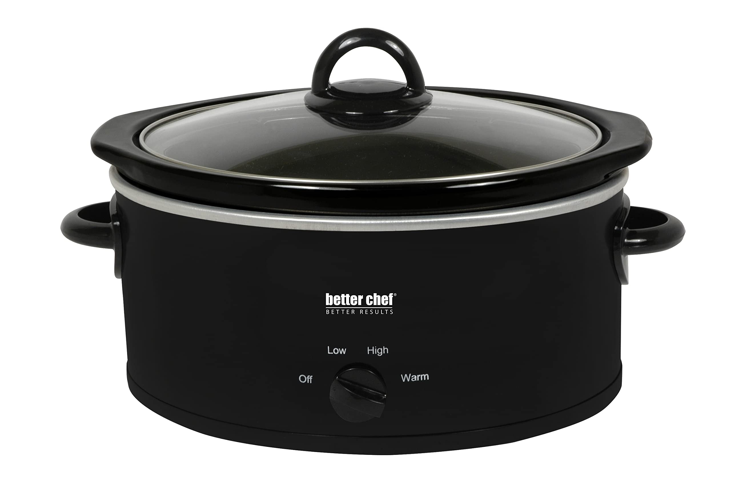 Olla de cocción lenta ovalada Better Chef | 3 cuartos | Configuración ...