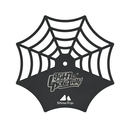 Light Pole Tray Stainless Steel Lamp Pole Tray Holder Bracket Camping ...